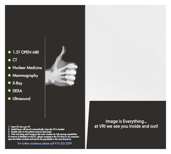 Custom Printed 5x9 Presentation Folder w/ CD/DVD Holder