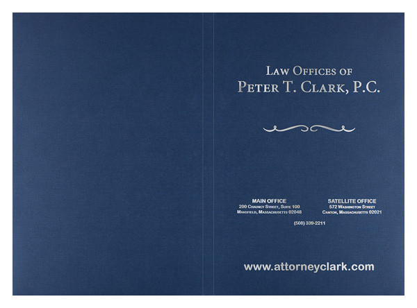 Custom Printed 2 Expandable Pockets Legal Size Folder