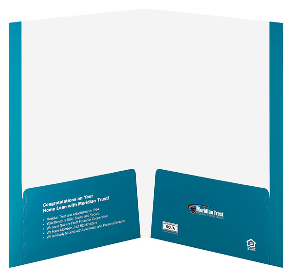 Custom Printed 2 Expandable Pockets Legal Size Folder