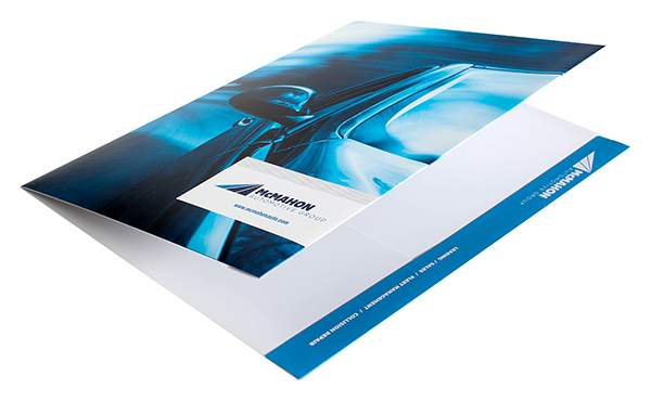 Custom Printed Reinforced 2 Pocket File Tab Folder