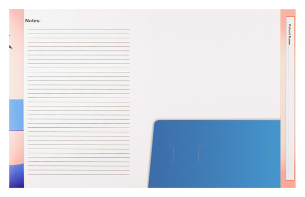 Custom Printed Reinforced Right Pocket File Tab Folder