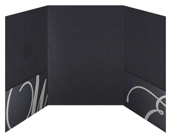 Custom Printed Tri-Panel Right & Left Pocket Presentation Folder