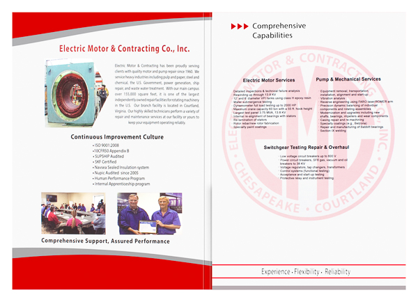 Custom Printed Tri-Panel Center Box Pocket Presentation Folder