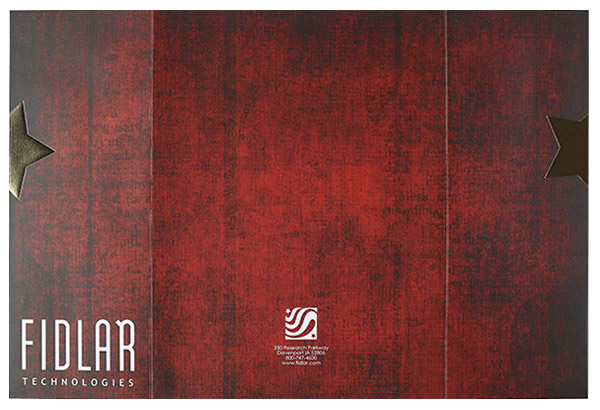 Custom Printed Tri-Panel 3 Pocket Gatefold Presentation Folder