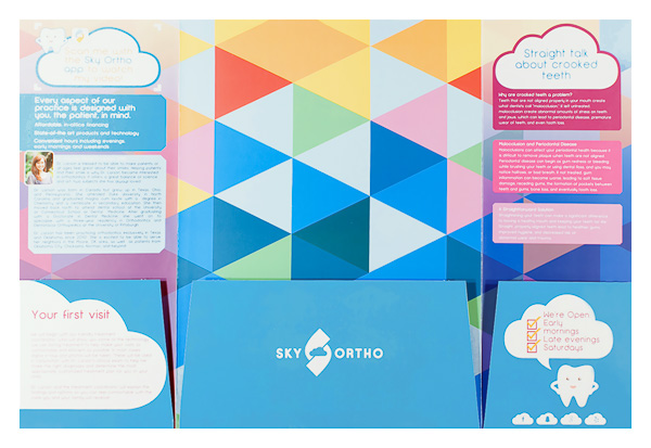 Custom Printed Tri-Panel 3 Pocket Gatefold Presentation Folder