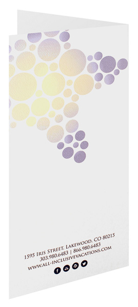 Custom Printed Angled Pockets Presentation Folder