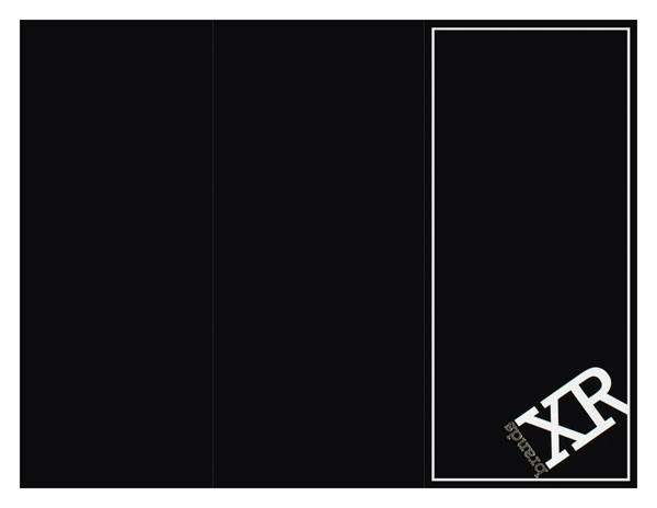 Custom Printed 4x9 Tri-Panel 3 Pocket Presentation Folder