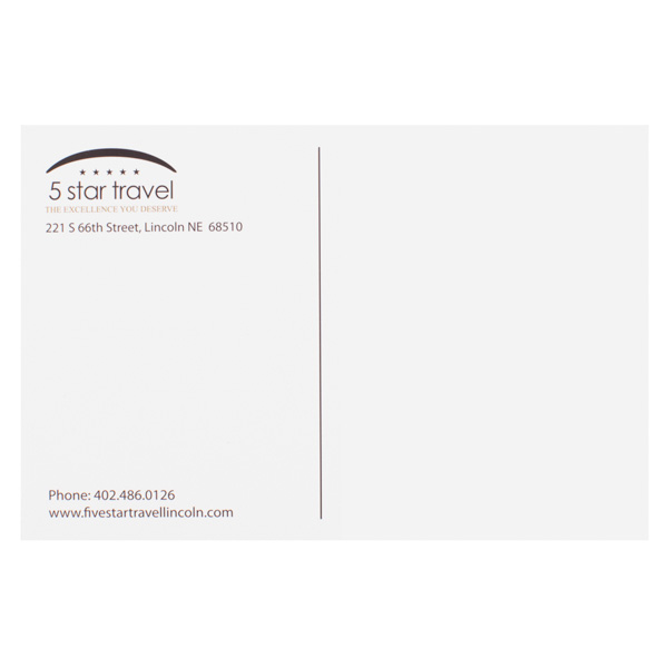 Custom Printed 4x6 Business Postcard