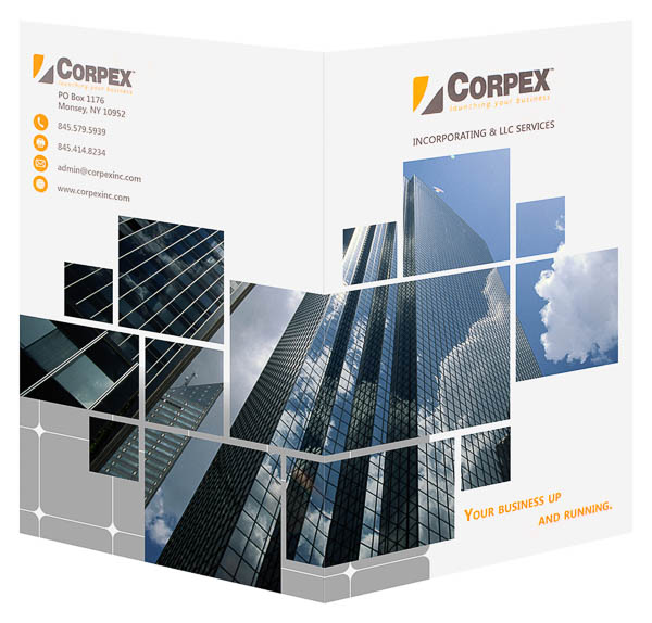 Custom Printed Bi-Fold Business Brochure