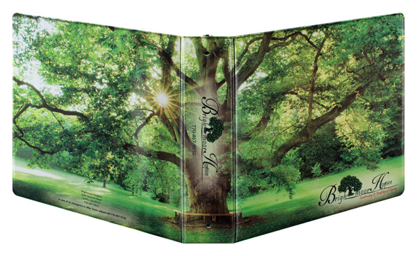 Custom Vinyl Binders Printed w/ Business Logo & Design