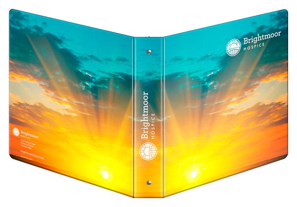 Custom Vinyl Binders Printed w/ Business Logo & Design