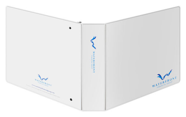 Custom Vinyl Binders Printed w/ Business Logo & Design