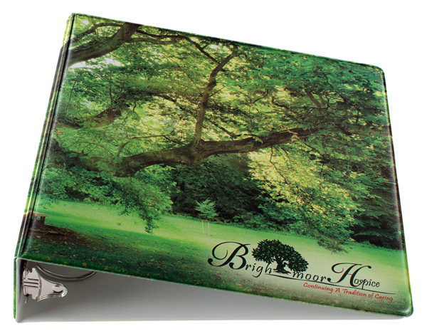 Custom Vinyl Binders Printed w/ Business Logo & Design