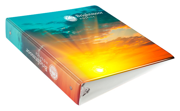 Custom Vinyl Binders Printed w/ Business Logo & Design