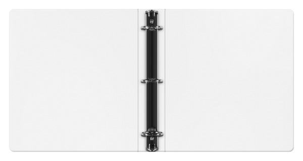 Custom Vinyl Binders Printed w/ Business Logo & Design