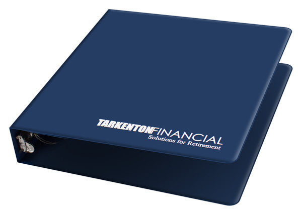 Left Pocket 3-Ring Vinyl Binder | Custom Printed