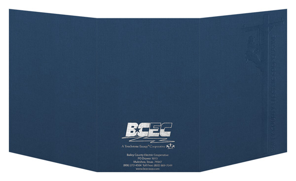 Custom Printed 6x9 3 Pocket Tri-Panel Small Presentation Folder