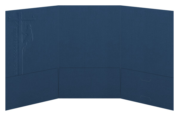Custom Printed 6x9 3 Pocket Tri-Panel Small Presentation Folder