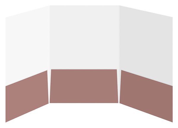 Custom Printed 6x9 3 Pocket Tri-Panel Small Presentation Folder