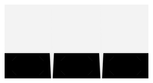 Custom Printed 6x9 3 Pocket Tri-Panel Small Presentation Folder