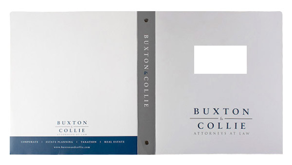 Custom Printed 2 Pocket 3 Ring Binder w/ Window