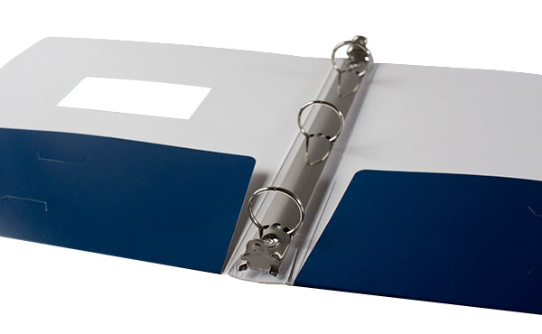 Custom Printed 2 Pocket 3 Ring Binder w/ Window