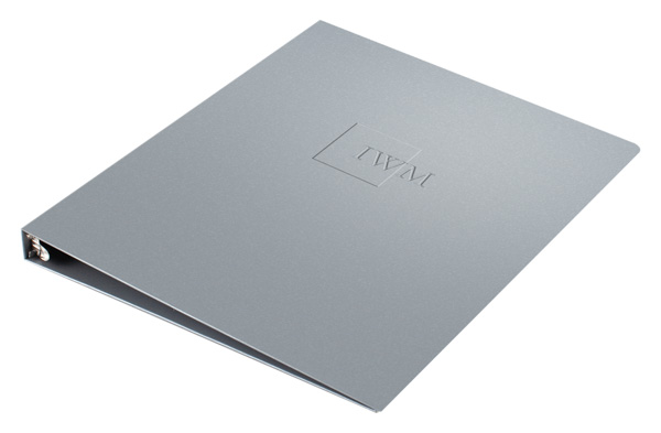 Custom Printed 3 Ring 2 Pocket Letter Size Binder