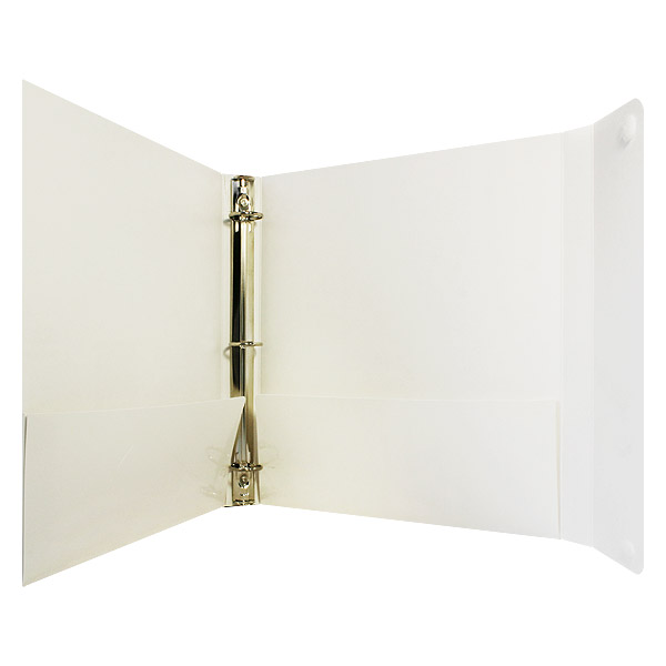 Custom Printed 2 Pocket Portfolio Flap 3 Ring Binder