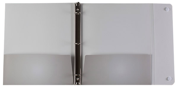 Custom Printed 2 Pocket Portfolio Flap 3 Ring Binder