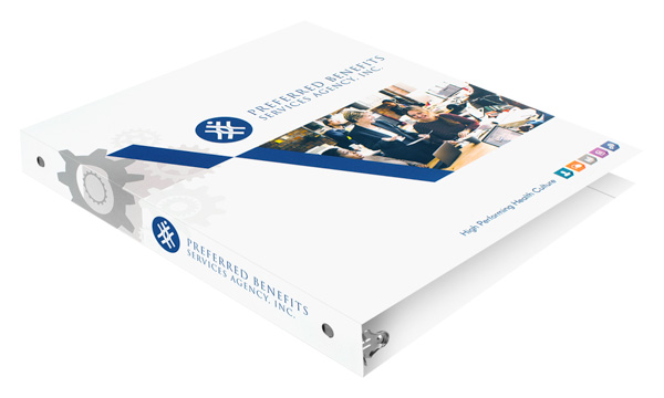 Custom Printed 2 Pocket Reinforced 3 Ring Binder