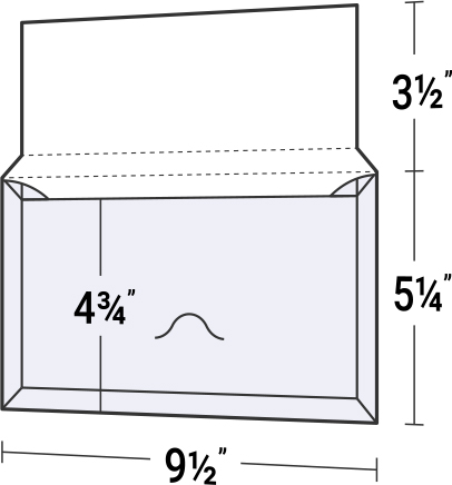 9 1/2" x 5 1/4" Conformer® Expandable Tuck Tab Document Folder | Custom ...