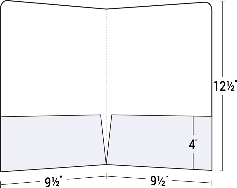 Custom Printed Oversized 2 Pocket Presentation Folder