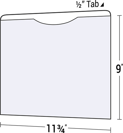 Custom Printed Top Tab File Jacket