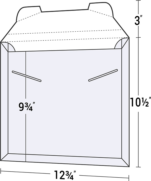 Custom Printed Large Expanding Tuck Tab Portfolio Envelope