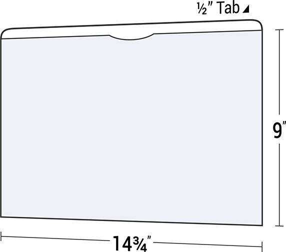 Top Tab File Jacket - Legal Size - Custom Printed Folders