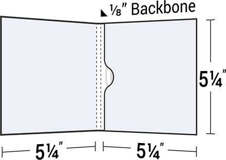 Custom Printed Reinforced Flap Single CD/DVD Sleeve Packaging