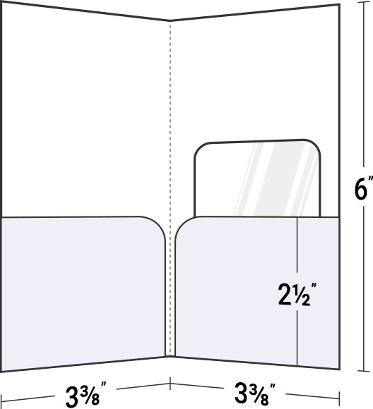 Custom Printed 2 Pocket Key / Gift Card Holder