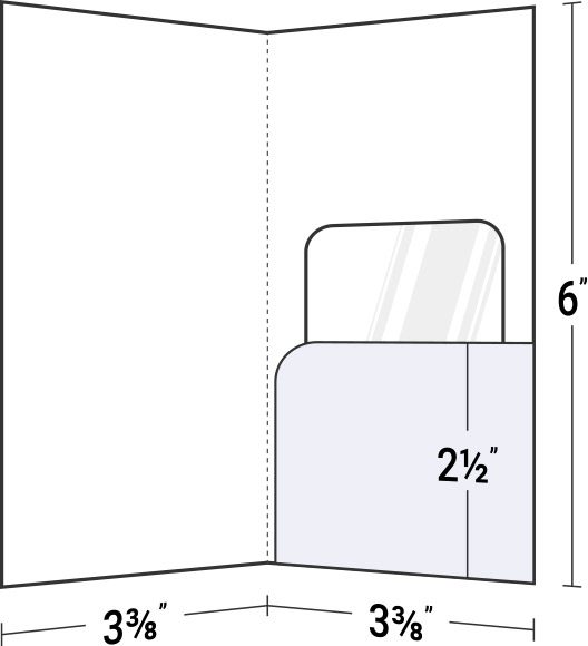 Custom Printed Right Pocket Gift/Key Card Holder