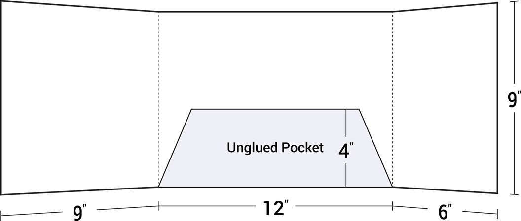 Custom Printed 3-Panel Landscape Pocket Presentation Folder