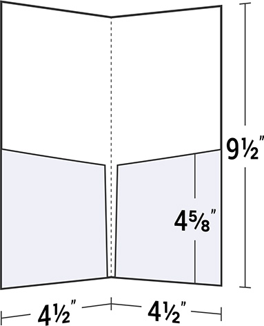 Custom Printed Angled Pockets Presentation Folder