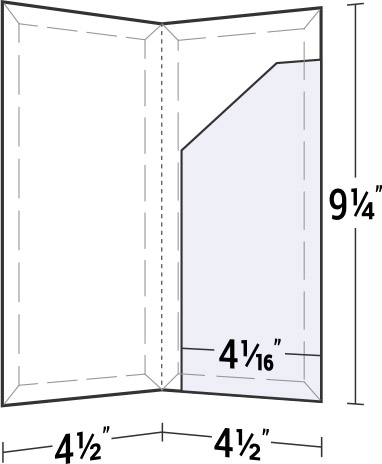 4x9 One-Pocket Expandable Folder | Custom Printed