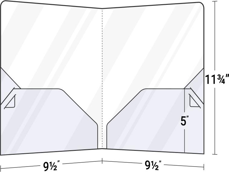 2 Tuck Tab Pocket Poly Folder | Custom Printed