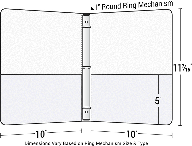 Two-Pocket 3-Ring Entrapment Binder | Custom Printed