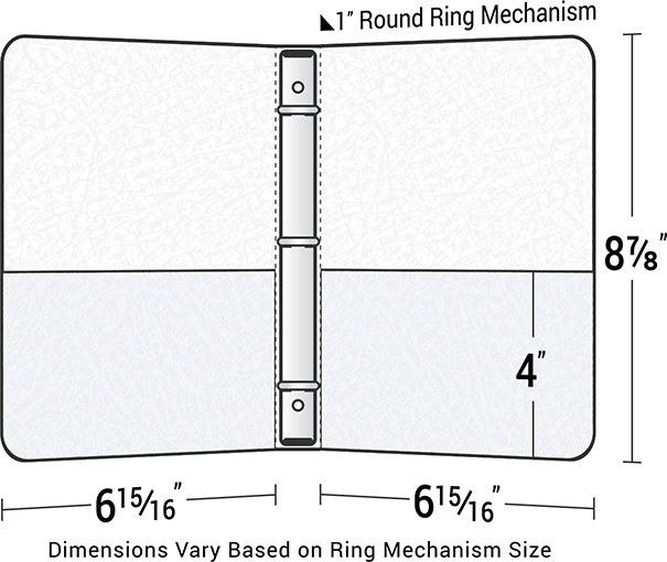 7x9 Two-Pocket 3-Ring Entrapment Binder | Custom Printed