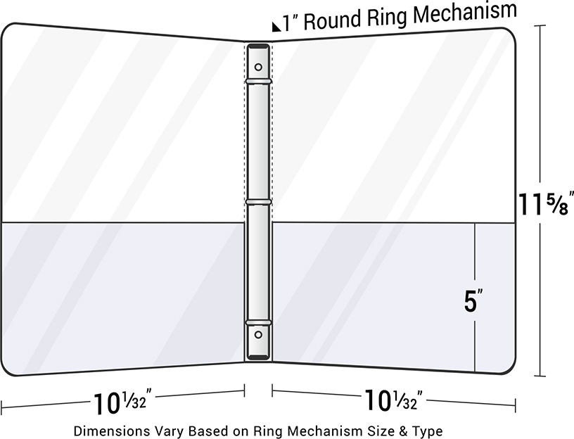 Two-Pocket 3-Ring Poly Binder | Custom Printed