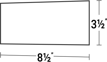 3 1/2" x 8 1/2" Buck Slip Statement Stuffer from $0.05 | Custom Printed